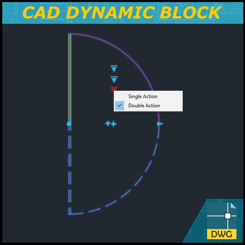 Door Parts (Plan View): Jamb – Dynamic Block | The Solo Architect